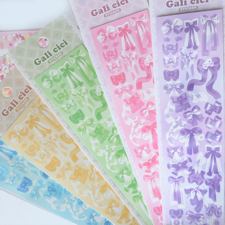 GaLiCiCi Original Bowknot Series Stickers/Basic Versatile Photo ...
