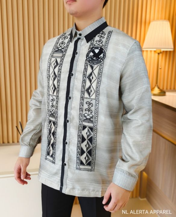 MODERN BARONG WITH EAGLE LOGO FOR MEN | Lazada PH