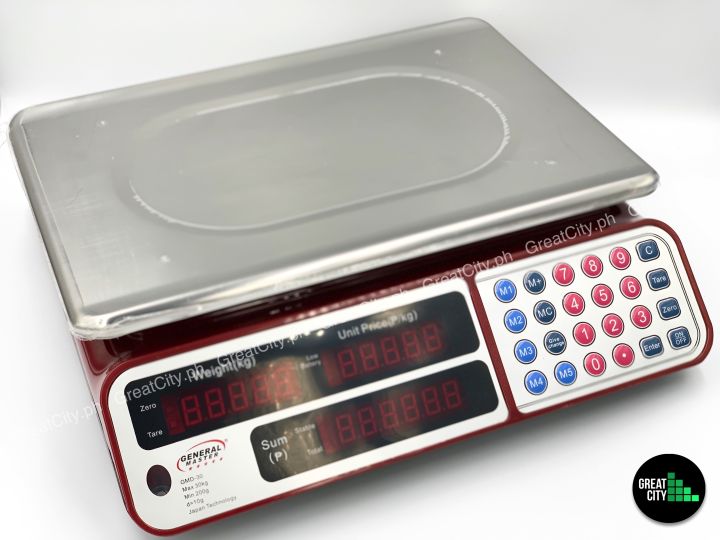 General Master Digital Weighing Scale 30 Kg. | Lazada PH