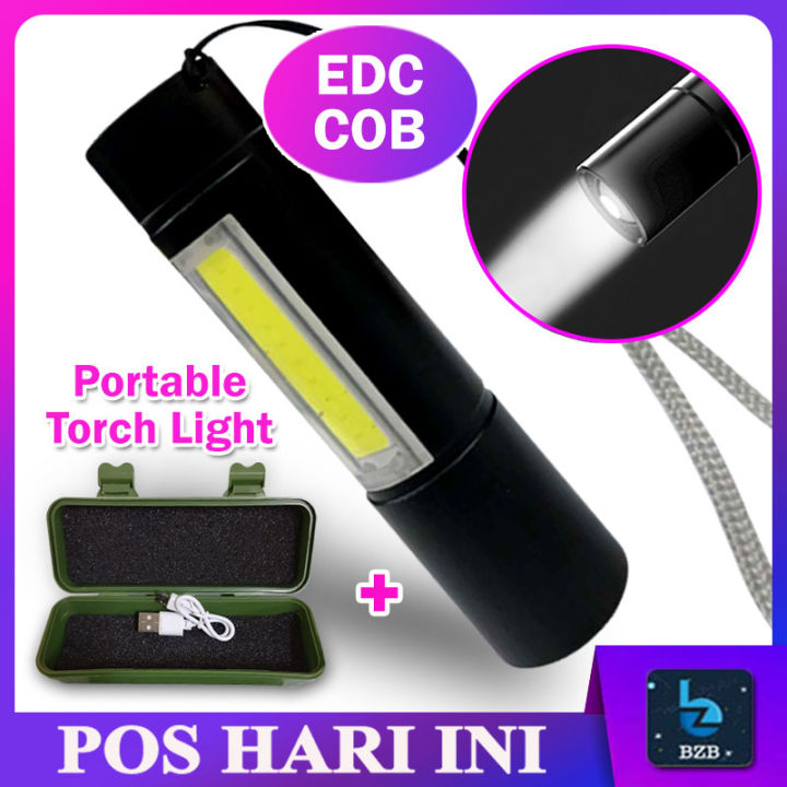 Mini Tactical Torch light LED Flashlight 3 Modes Adjustable ...