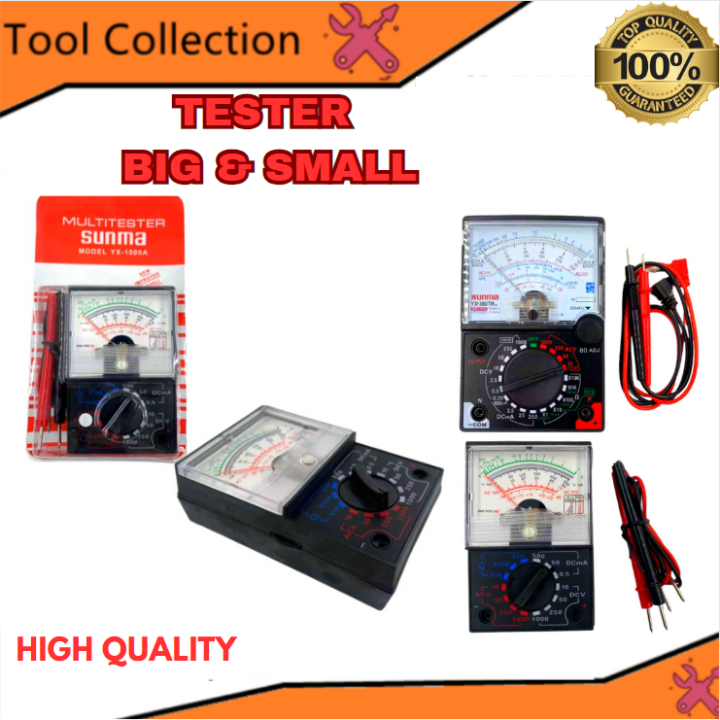 SMALL & BIG TESTER HEAVY DUTY MULTITESTER HIGH QUALITY | Lazada PH