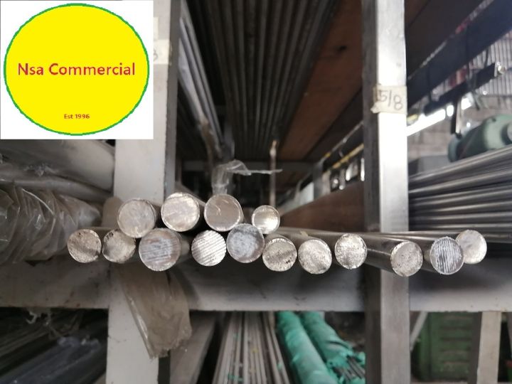 Stainless High Grade /Round Bar - Shafting 5/8" x 1 meter & 2 feet T304 ...