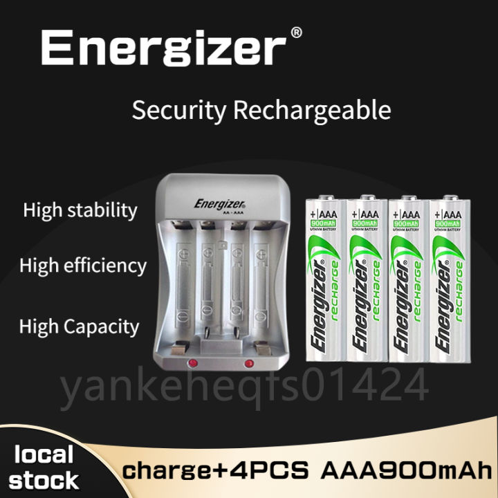 Energizer AA AAA 4 slots Battery Charger Battery available 4PCs 8PCs ...