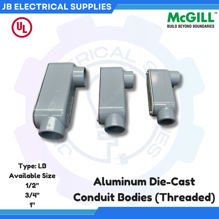 McGILL LB Conduit Body Aluminum Die-Cast UL Standard High Quality ...