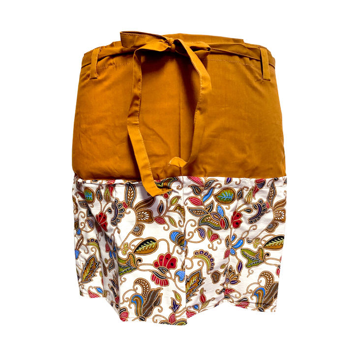 [LESTARI] Singapore Batik 100% Cotton Half Apron with Pockets | Lazada ...