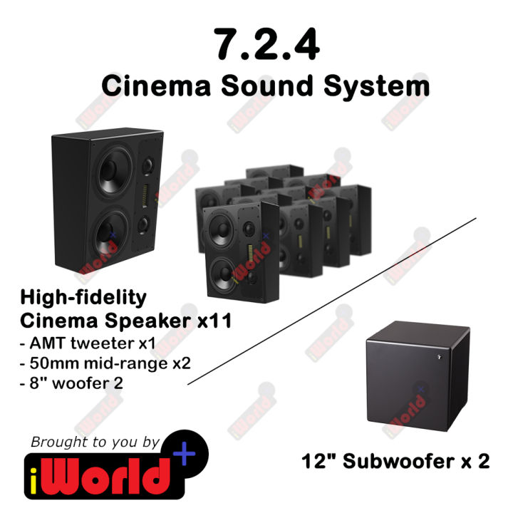 (Customize package) High-end Cinema Speakers for 5.1.2 up to 7.2.4 ...