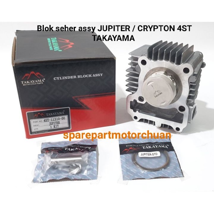 BLOK SEHER ASSY JUPITER OLD / CRYPTON 4ST BLOCK SEHER ASSY PISTON RING ...