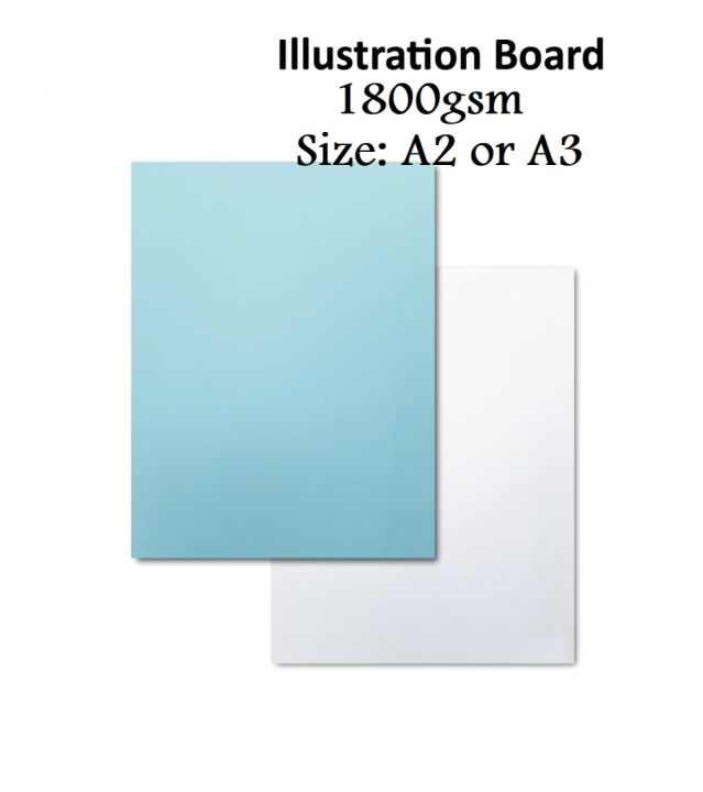 A2 / A3 Illustration Board 1800gsm | Lazada