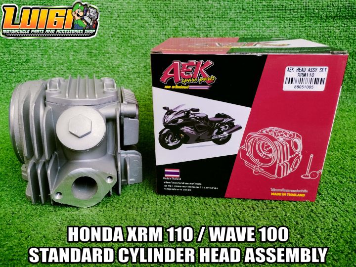 AEK HONDA XRM 110 / WAVE 100 CYLINDER HEAD ASSEMBLY | Lazada PH