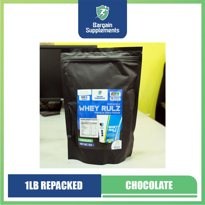 MUSCLE RULZ WHEY RULZ PROTEIN POWDER CHOCOLATE (1LB REPACKED) | Lazada PH
