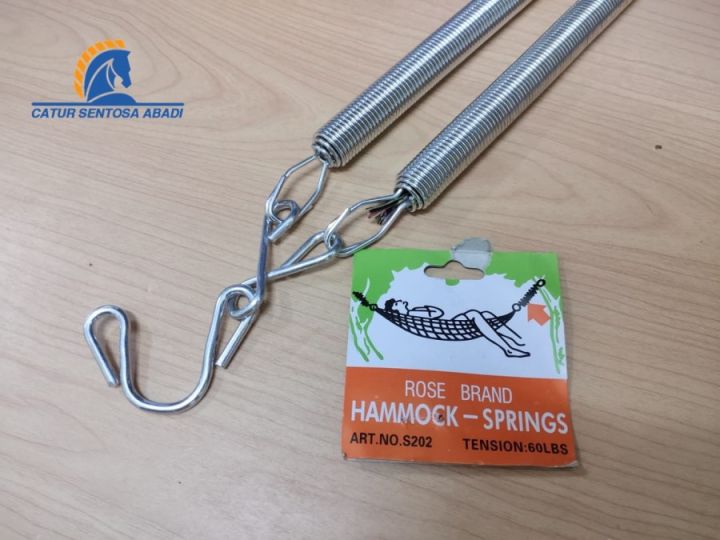 Hammock Spring Per Double Ayunan Gantung 60 Lbs Hamock Buai Bayi Rose ...