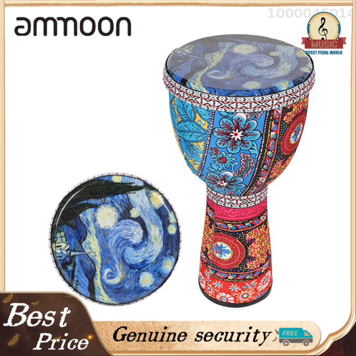 African Hand Drum 8 Inch Portable Djembe Drum Percussion Instrument ...
