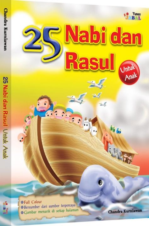 BUKU CERITA ANAK / Buku Kisah 25 NABI DAN RASUL Full Colour Berwarna Edisi Terlengkap ORIGINAL ...