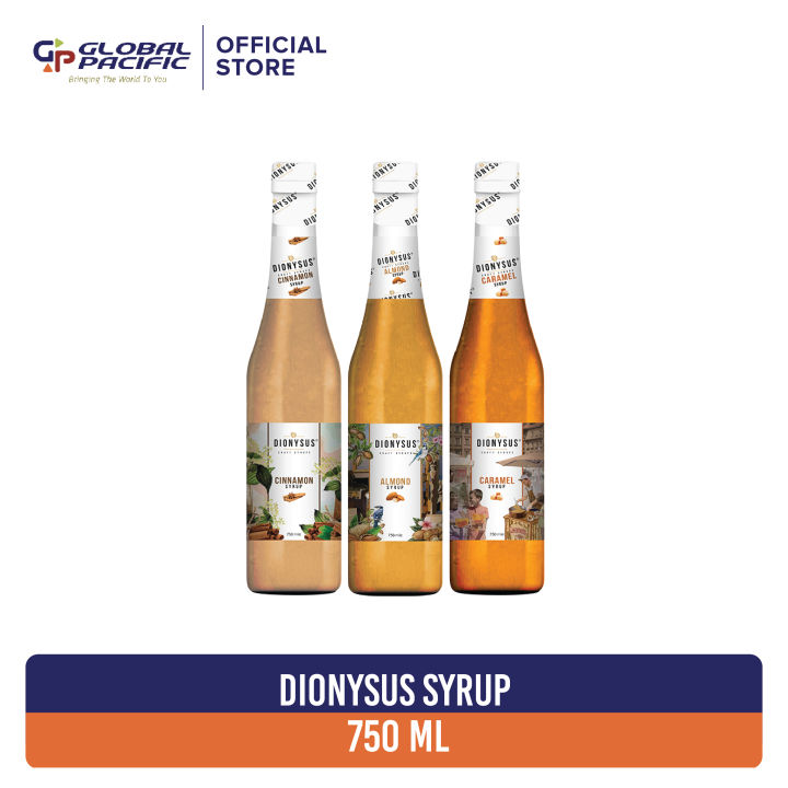 DIONYSUS Craft Syrups 750MLX6 | Lazada PH