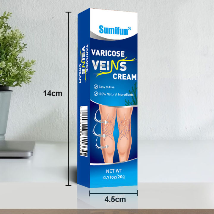 Sumifun20g Varicose Veins Cream Portable Varicose Veins by blood stasis ...