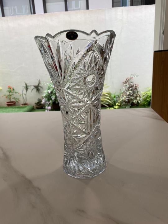 Bohemia Czech Cut Crystal Miranda Vase 300mm | Lazada Singapore