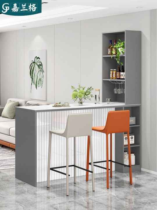 Rock island table integrated bar household luxury open kitchen ...