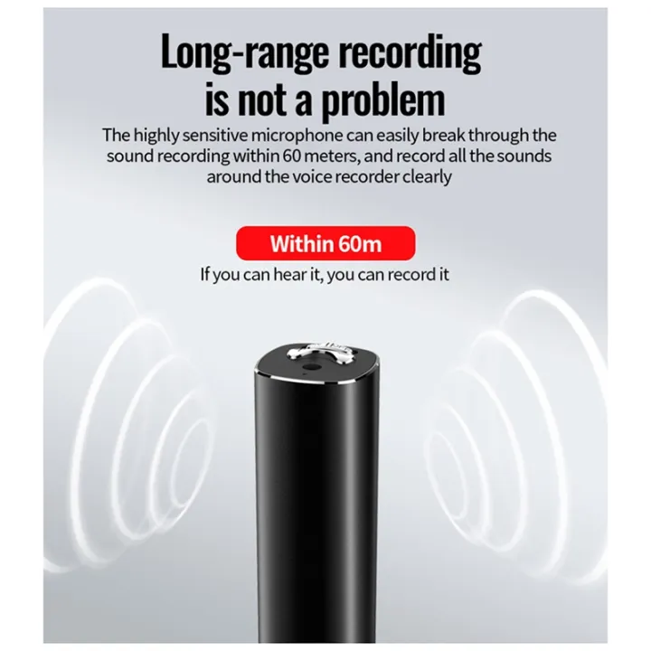 4GB Q500 Voice Recorder AI Intelligent HD Noise Reduction Control ...