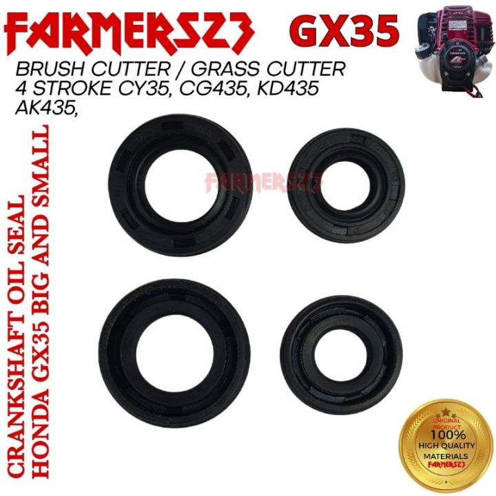CRANKSHAFT OIL SEAL HONDA GX35 BRUSH CUTTER / GRASS CUTTER 4 STROKE ...