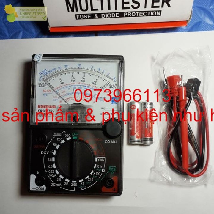Đồng Hồ Đo Kim VOM YX-360TRn (TẶNG KÈM PIN ) , Đồng hồ vạn năng SAMWA ...