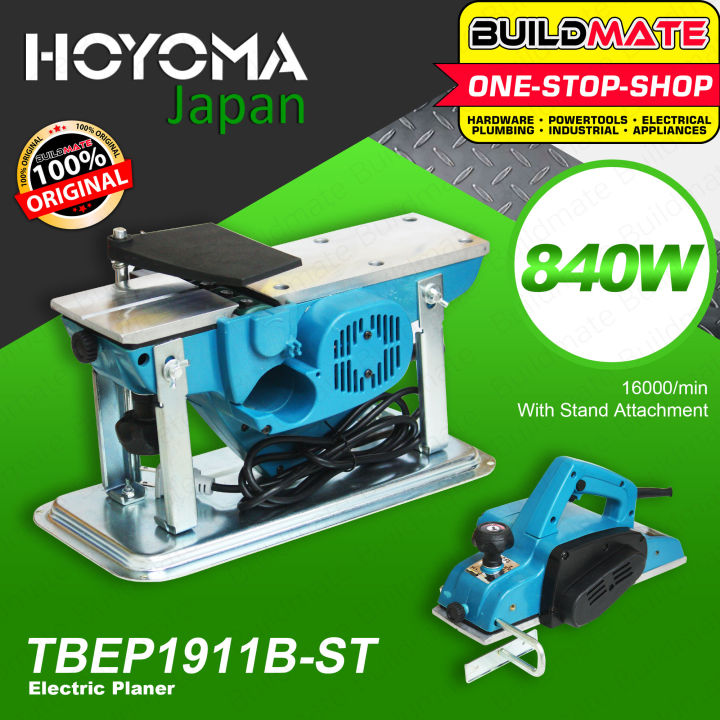 HOYOMA JAPAN 840W Electric Planer With STAND Attachment 100x2mm ...