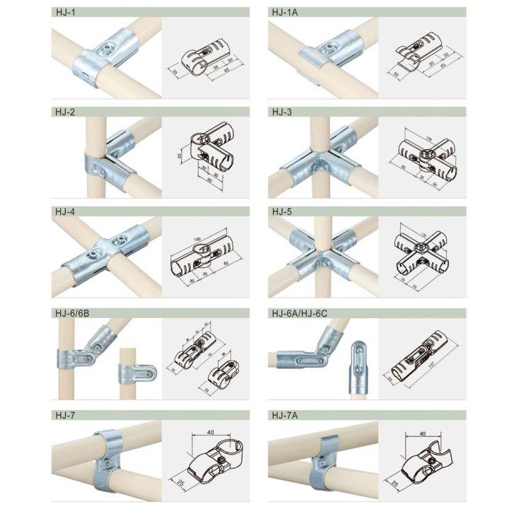 Penyambung Paip 28MM Metal Pipe Connector Metal Joint DIY storage rack ...