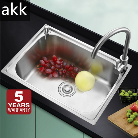 COCO Single Stainless Steel Kitchen Sink, Heavy-duty & Durable | Lazada PH