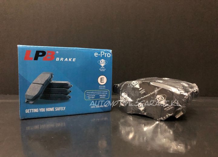 LPB E-PRO BRAKE PADS - REAR - A04270 - TOYOTA VIOS NCP93 / NCP150 ...