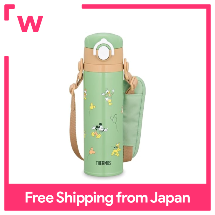 Thermos Water Bottle Vacuum Insulated Kids Mobile Mug 500ml Mickey Green JOI-501DS G | Lazada PH