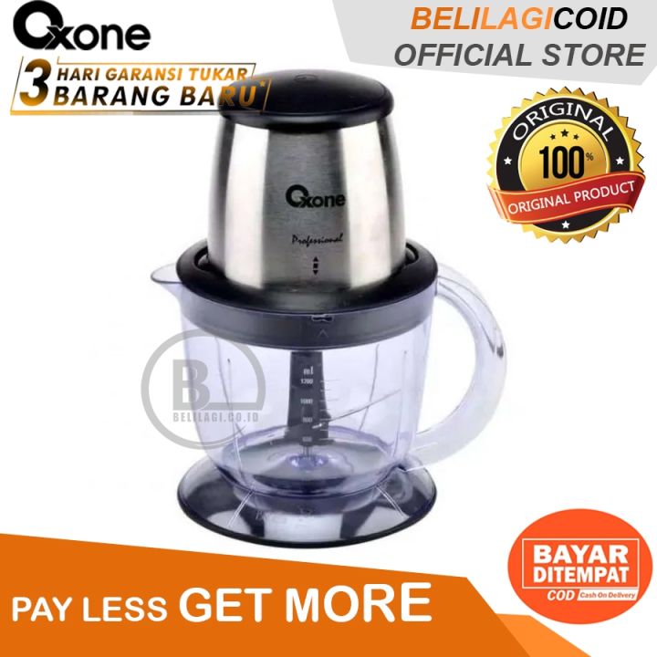 Oxone Jumbo Chopper Penggiling Daging OX 272 - 1.2 Liter | Lazada Indonesia