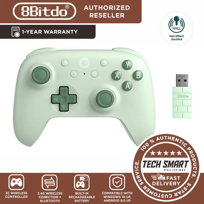 8Bitdo Ultimate 2C Wireless Controller for Windows PC and Android, Hall ...