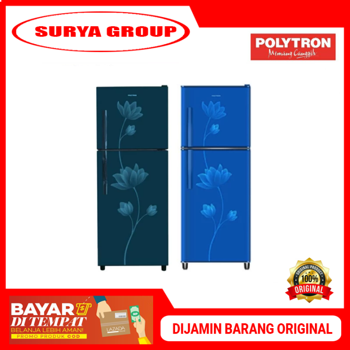 KULKAS POLYTRON PRB 219 LEMARI ES 2 PINTU-GARANSI RESMI/KHUSUS CIKARANG ...
