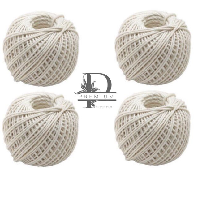 Astar Cotton Twine / Parcel String / Tali Ikat / Tali Putih | Lazada