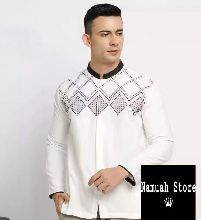 KOKO LENGAN PANJANG KATUN MICRO/KOKO LENGAN PANJANG MOTIF RENDOM/KOKO ...