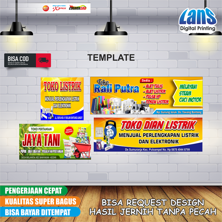 Banner Toko Custome Free Design | Lazada Indonesia