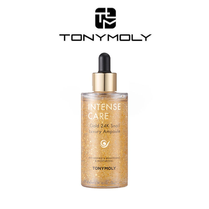 [100% Original] TONYMOLY Intense Care Gold 24K Snail Luxury Ampoule 100ml | Lazada Singapore