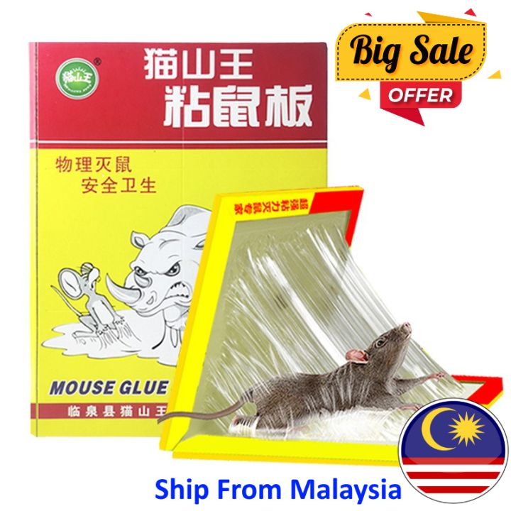 【Joymall】Tikus Papan Pelekat Mouse Catcher Trap Super Glue Rat Sticky ...