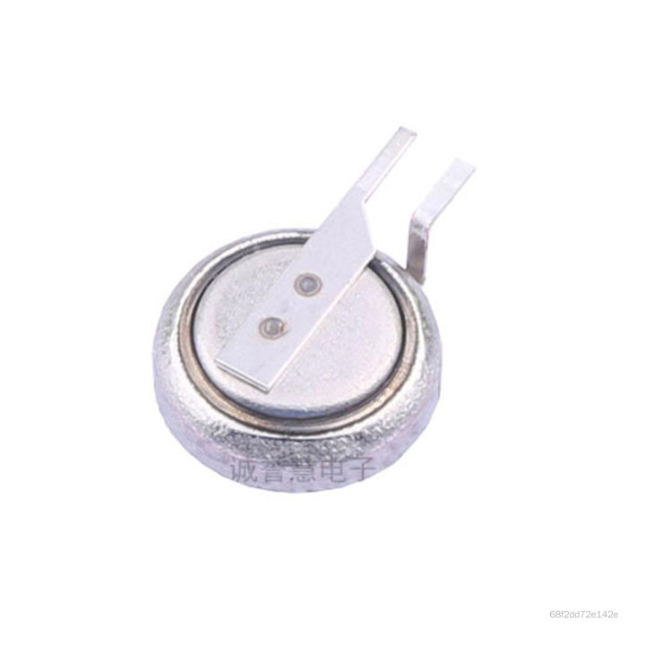 Rechargeable 3V Button Cell Battery with Solder Tabs Anti Corrosion ...