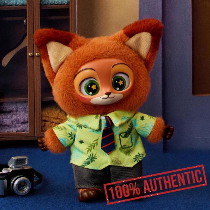 [100% Authentic] Miniso × Disney Zootopia Nick Judy Soft Vinyl Plush ...