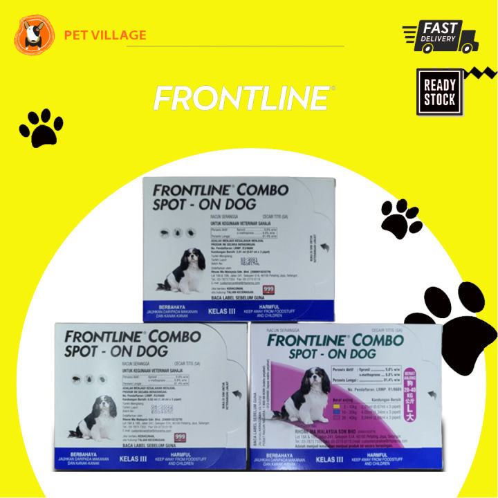 FRONTLINE Combo Spot On For Dogs (Small(EXP:FEB24)/Medium/Large(EXP ...