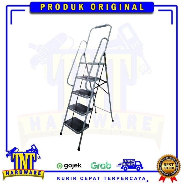 Tangga Rumah Lipat Besi with Handle XENON 5S Steel Ladder 5 Step 1,9M ...
