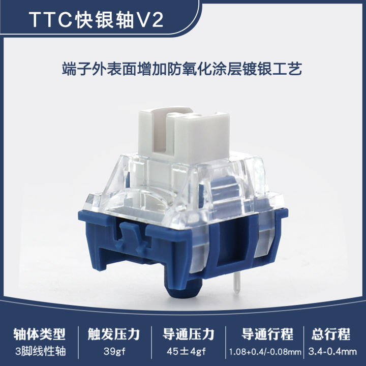 TTC Fast Silver v2 Linear Gaming Mechanical Peripheral Custom Hot ...