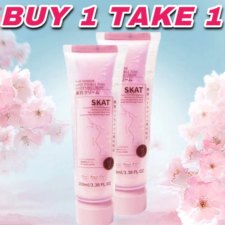 ZX HOMES [BUY 1 TAKE 1] Niacinamide Double Tube Whitening Body Lotion ...