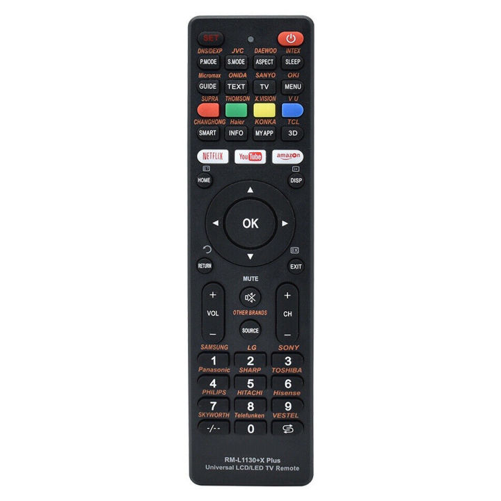 RM-L1130 plus Universal All Brand LCD Infrared TV Remote Control ...