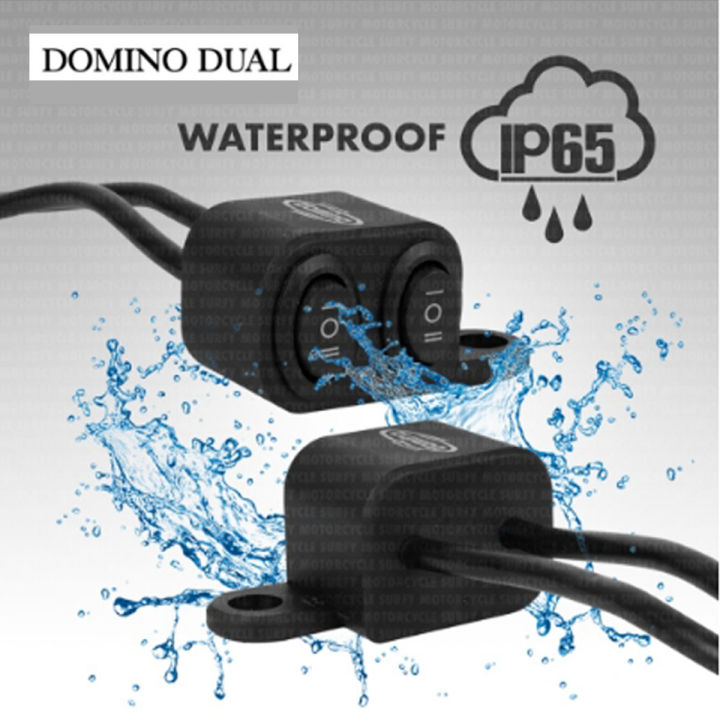 Domino Dual Tri Switch 3ways Switch Side Mirror Mount Alloy Compact ...