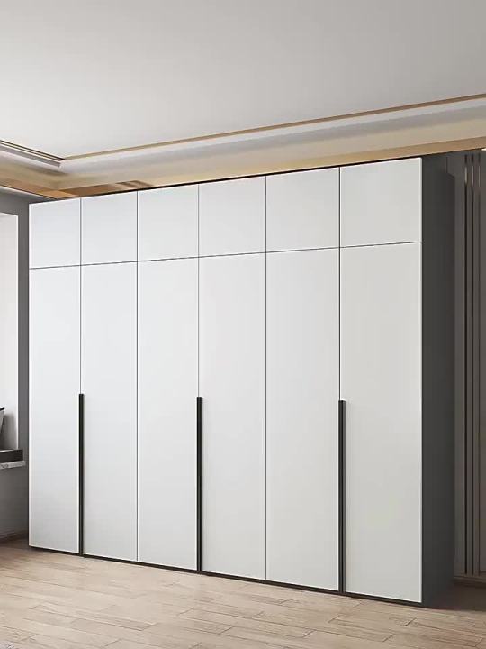 Hdb Solid Wood Wardrobe Multi-Functional Combination Storage Cabinet ...
