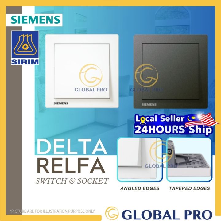 SIEMENS DELTA® Relfa Switch Socket Oulet Switches SIRIM CERTIFIED ...