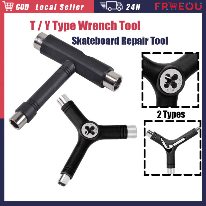 Mini T/Y Type Wrench Skateboard Repair Wrench Tool for Double Roller ...
