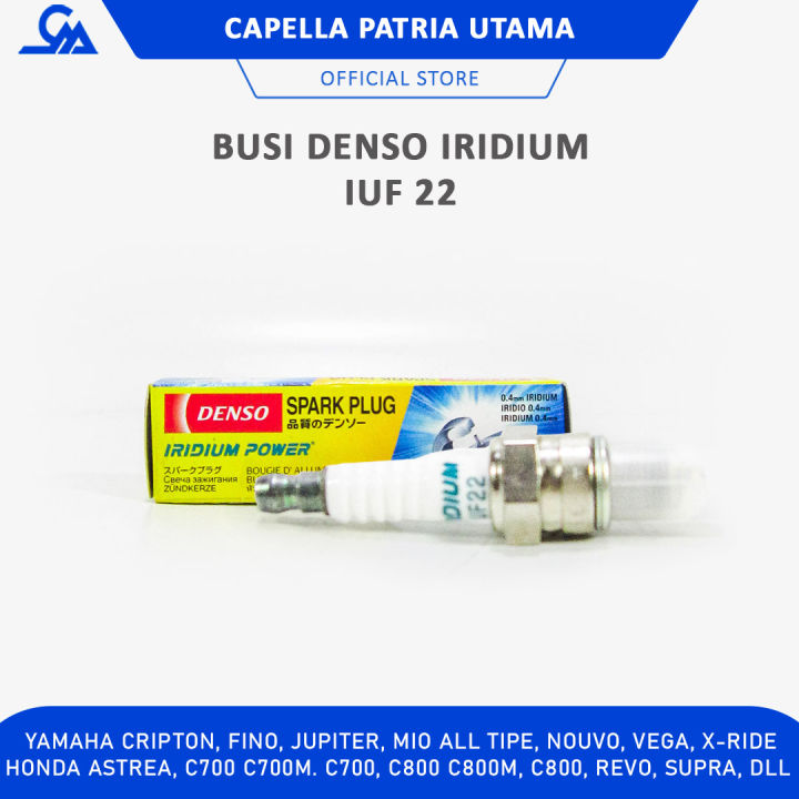 BUSI MOTOR DENSO IRIDIUM IUF 22 HONDA ASTREA GRAND SUPRA REVO WIN ...