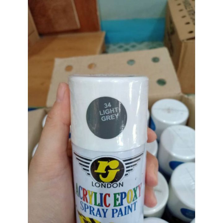 Pilok Pilox Cat Semprot ERJE London RJ London 150cc - Light Grey / Abu ...